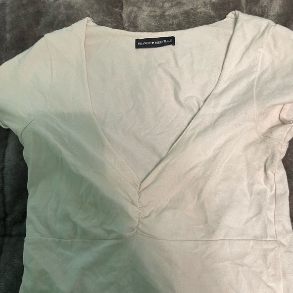 Brandy Melville | Tops | Brandy Melville Gina Top White | Poshmark